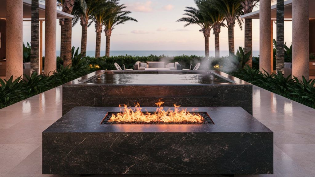 21 Amazing Hot Tub Fire Pit Combo Designs (for Inspiration)