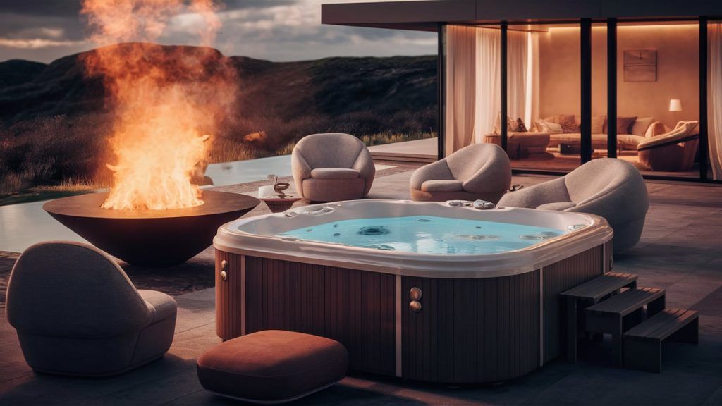 21 Amazing Hot Tub Fire Pit Combo Designs (for Inspiration)