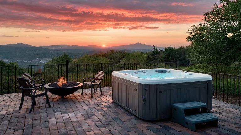 21 Amazing Hot Tub Fire Pit Combo Designs (for Inspiration)