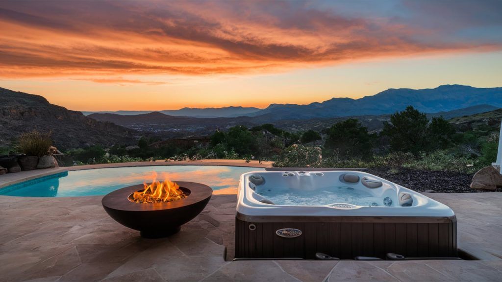 21 Amazing Hot Tub Fire Pit Combo Designs (for Inspiration)