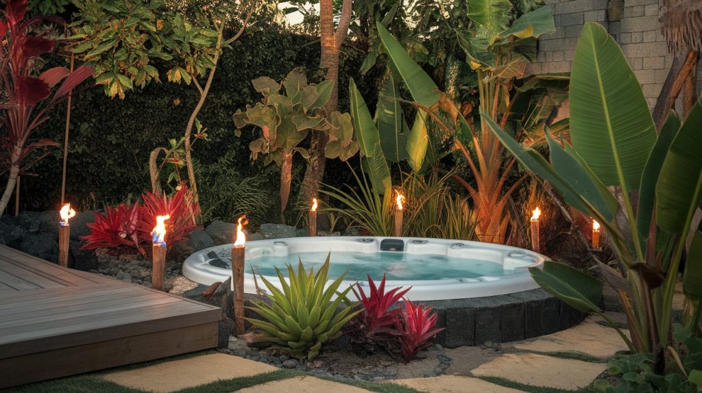 21 Stunning Hot Tub Garden Ideas and Landscaping Tips