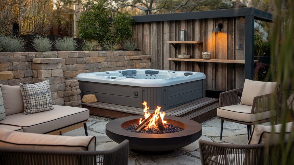 21 Stunning Hot Tub Garden Ideas and Landscaping Tips
