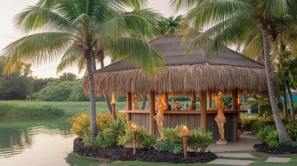 35 Best Outdoor Tiki Bar Ideas for Your Backyard