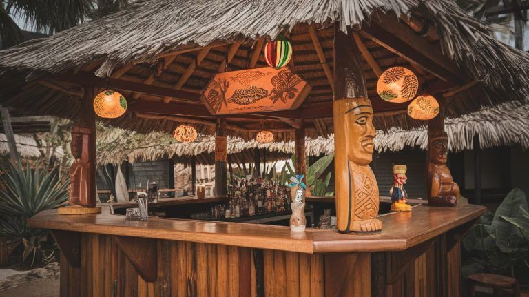 35 Best Outdoor Tiki Bar Ideas for Your Backyard